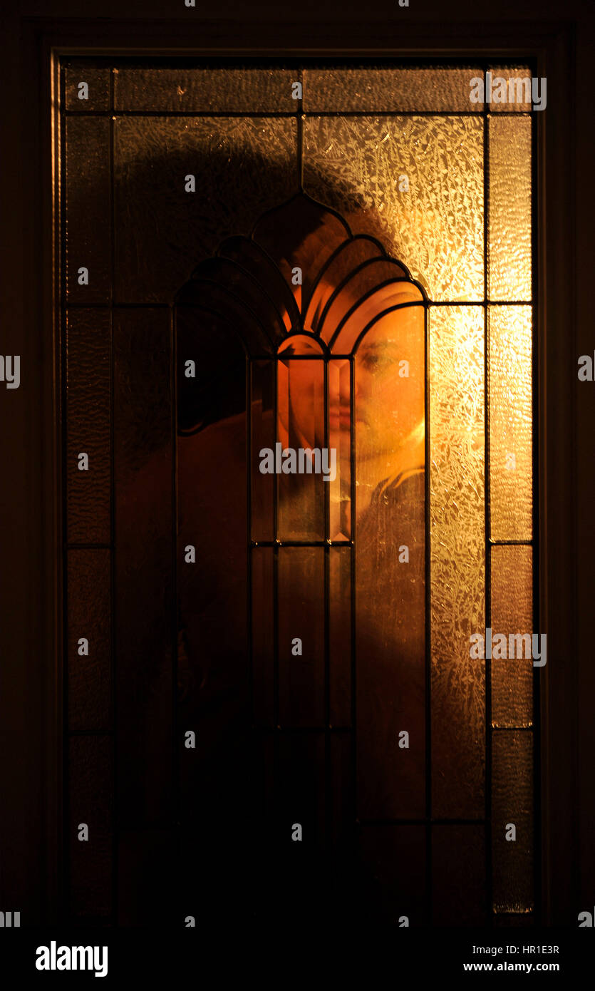 Looking into a glass hi-res stock photography and images - Alamy