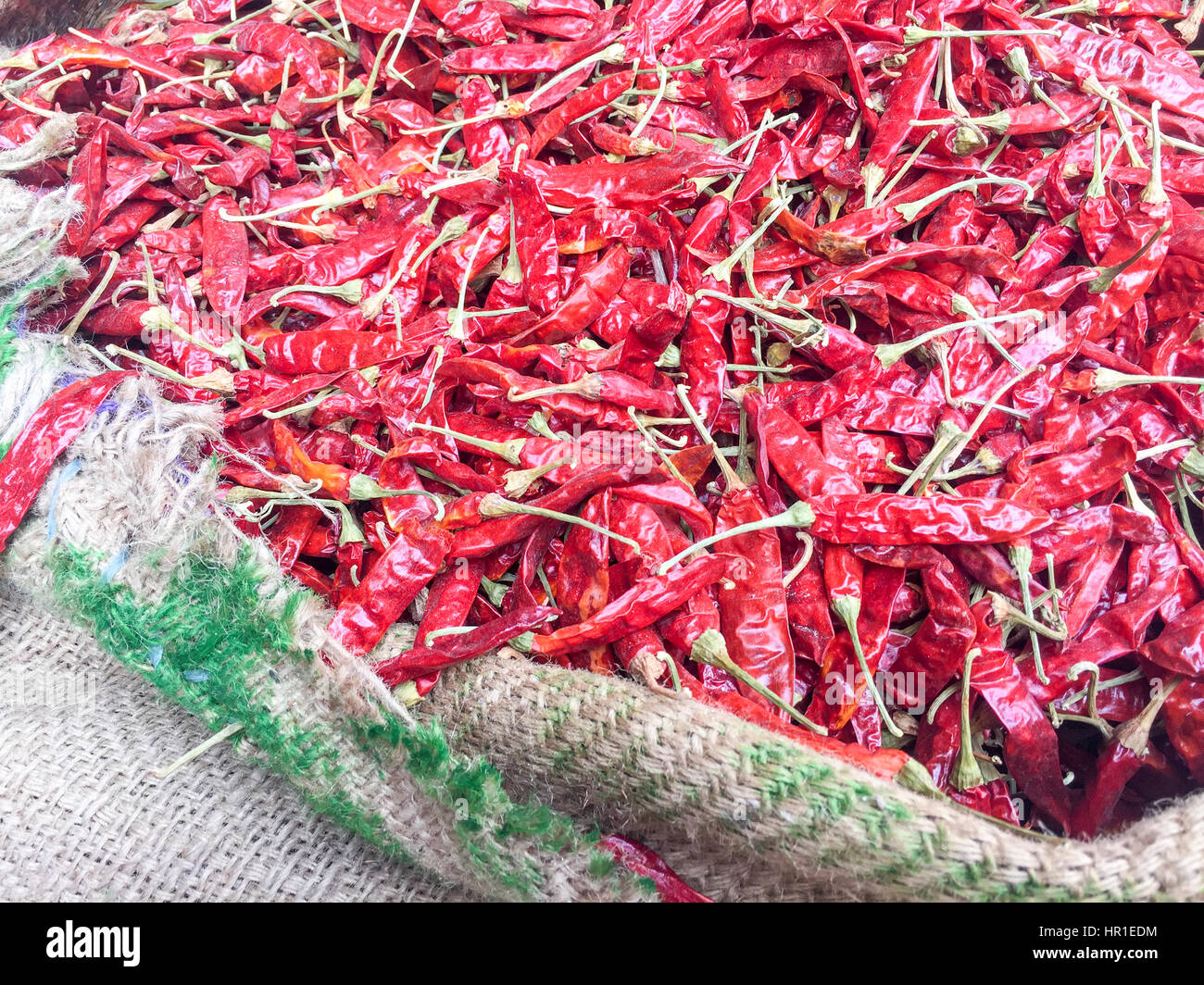 Market food chillies produce goods hi-res stock photography and images ...