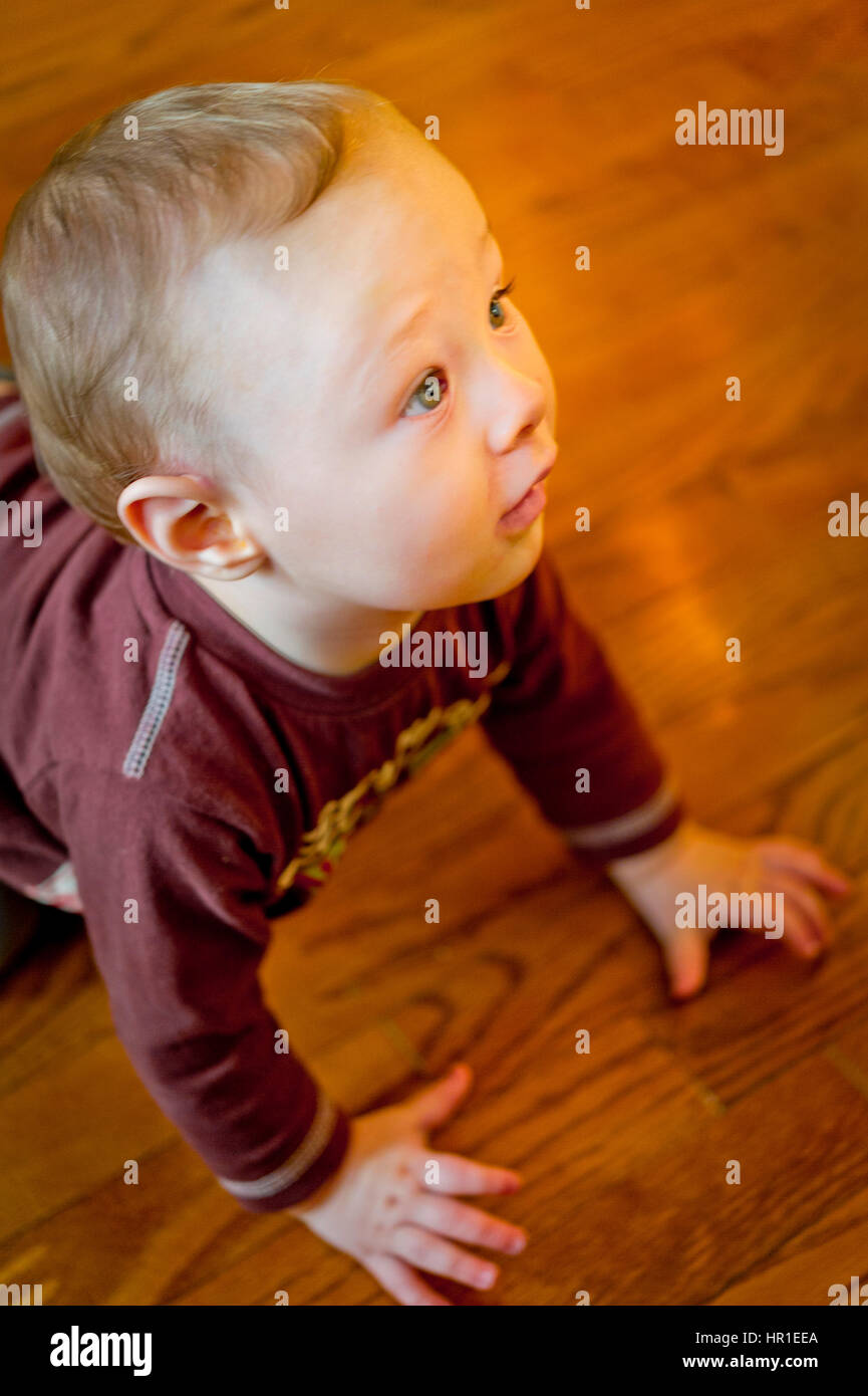 Boy looking curiously hi-res stock photography and images - Alamy