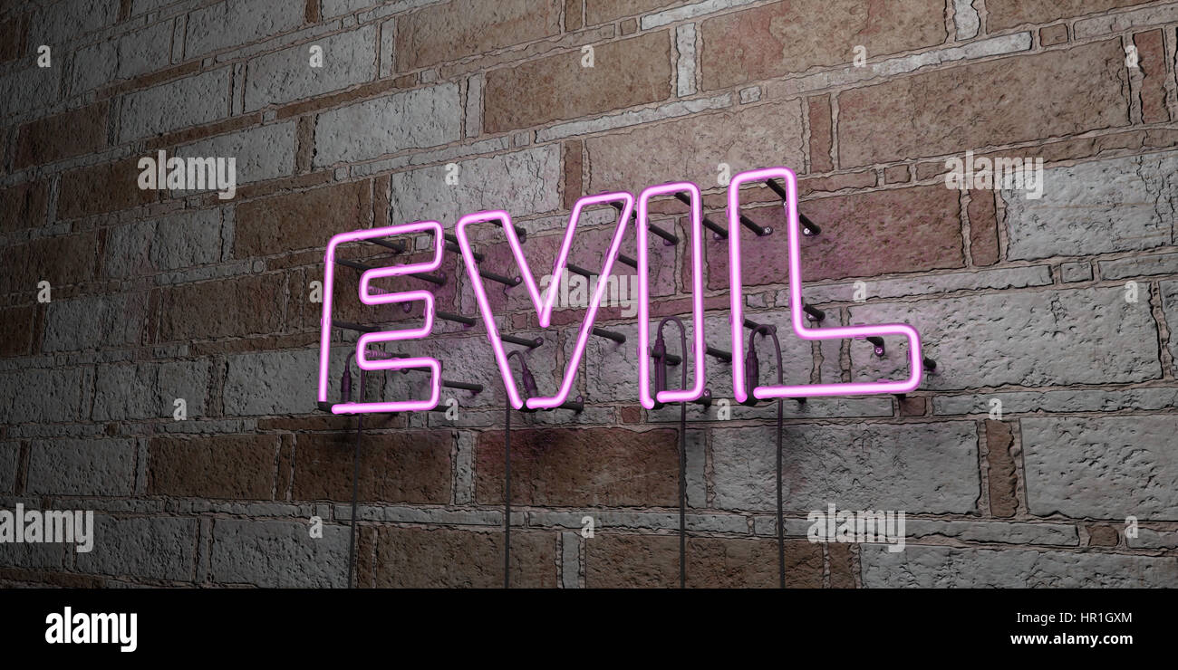 Evil fluorescent neon tube hi-res stock photography and images - Alamy