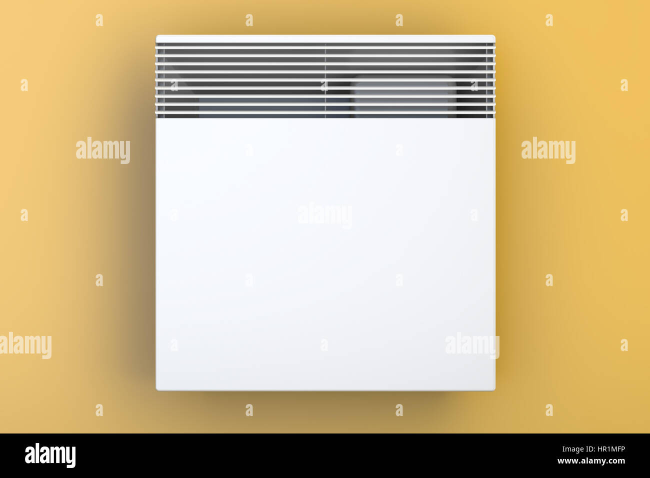 Convection heater on the wall front view, 3D rendering Stock Photo - Alamy