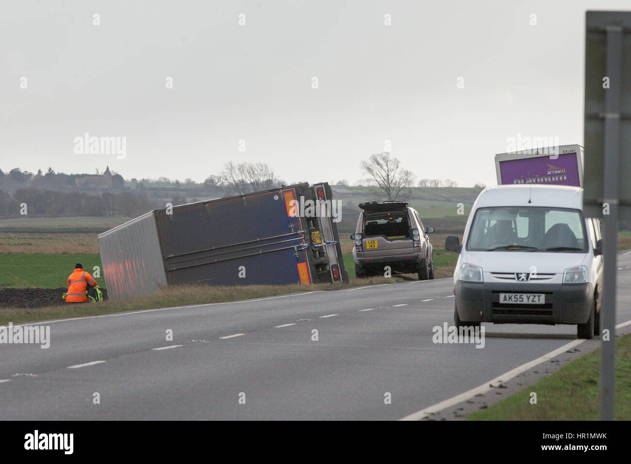 High sided vehicles hi-res stock photography and images - Alamy