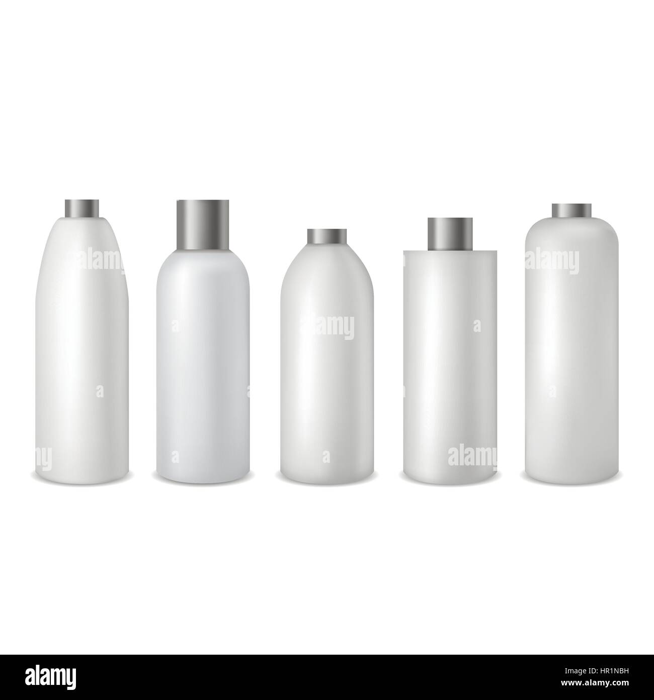 White bottle set Stock Vector Image & Art - Alamy