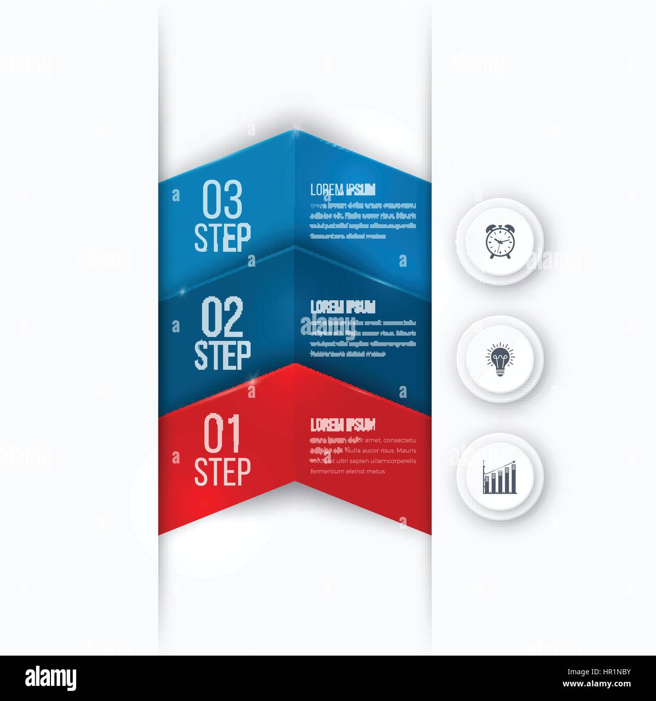 Business project template with arrows Stock Vector Image & Art - Alamy