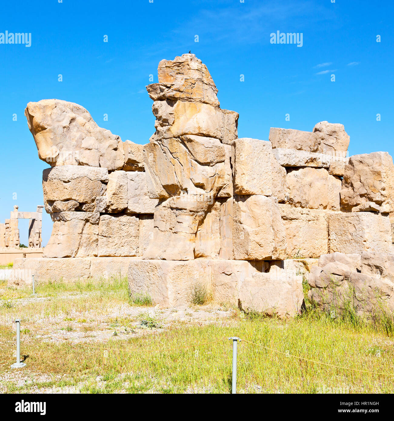 blur in iran persepolis the old ruins historical destination monuments ...