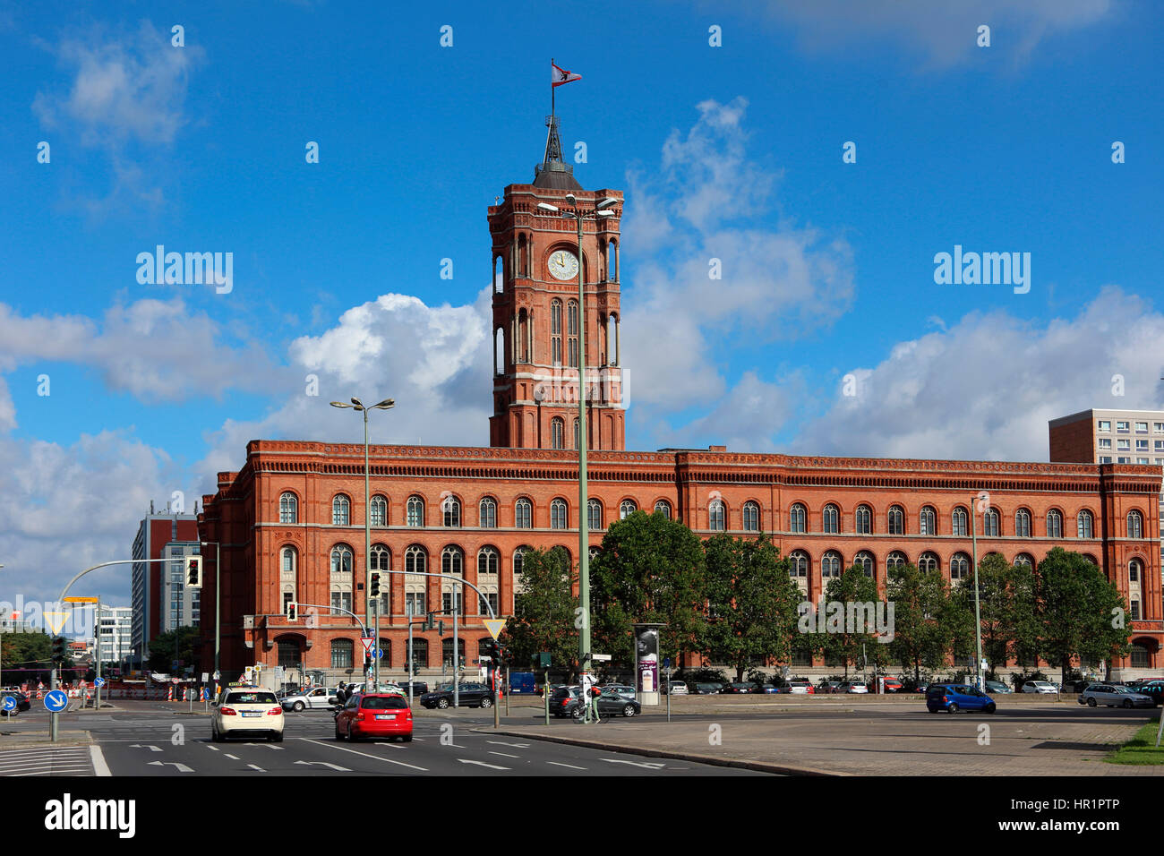 Berlin Red Townhall Stock Photo - Alamy
