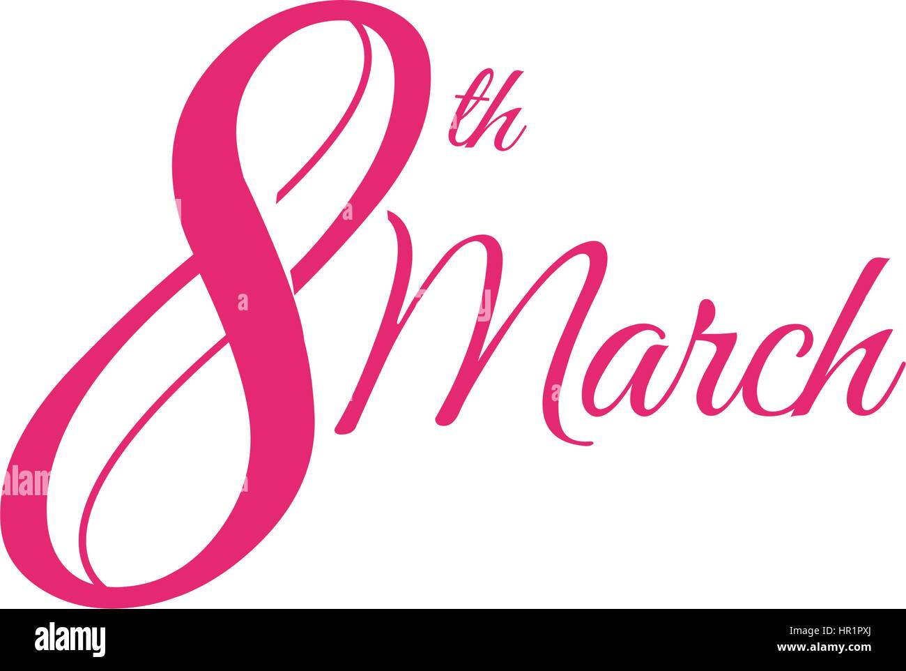 Women symbol eight logo design hi-res stock photography and images - Alamy