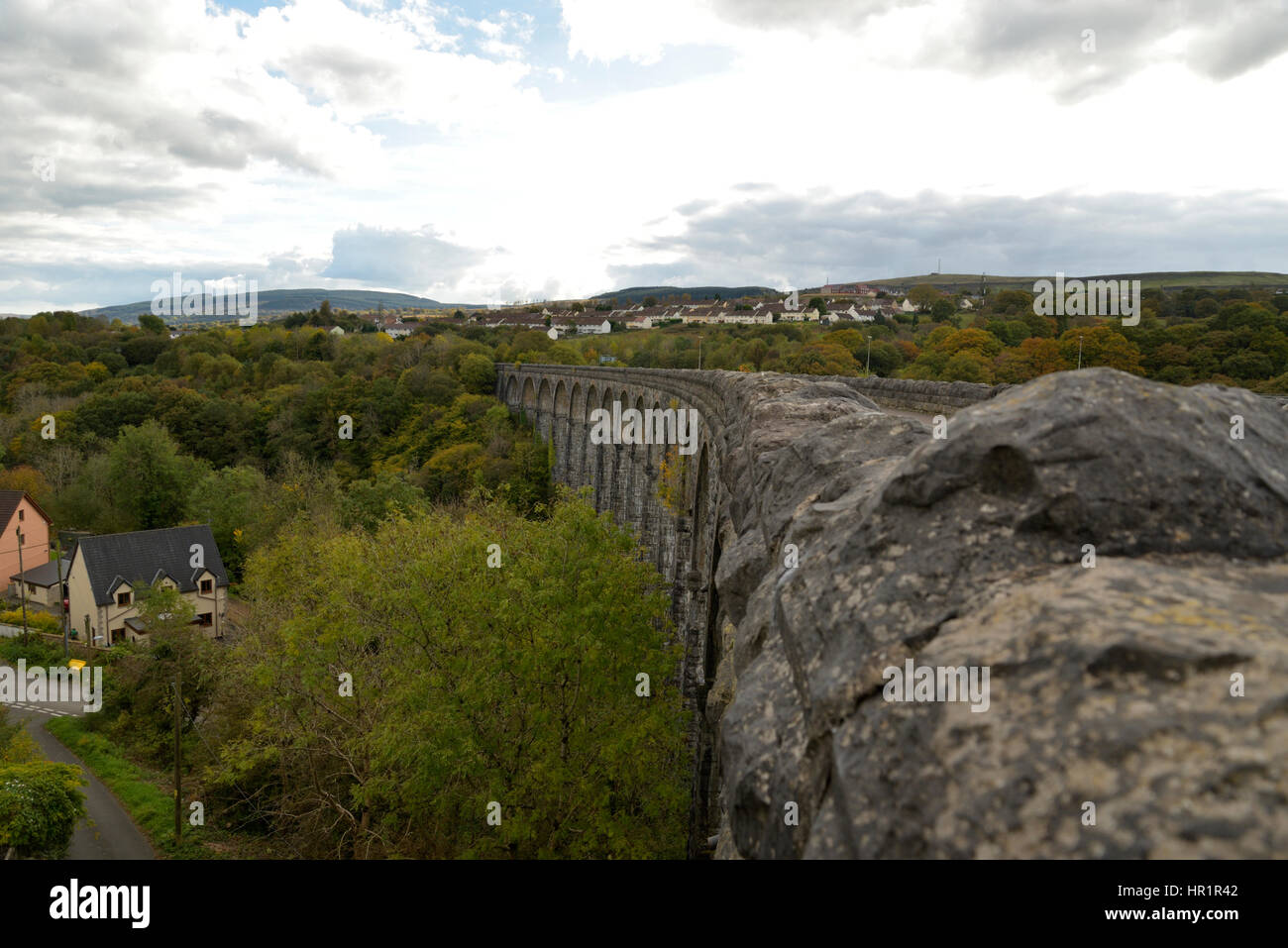 Cefn Viaduct in Merthyr Tydfil Stock Photo - Alamy