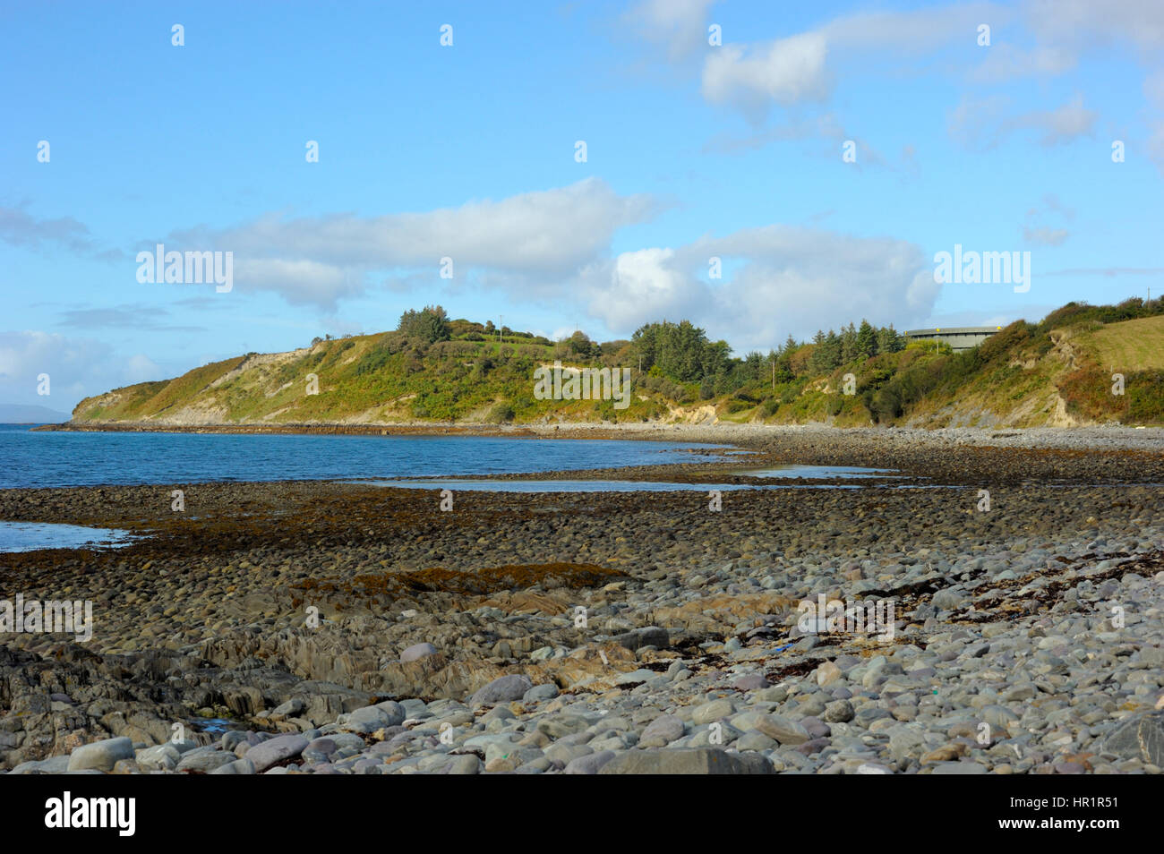 Whiddy Island, Kilmore Beach View with one Oil-storage Tank just ...