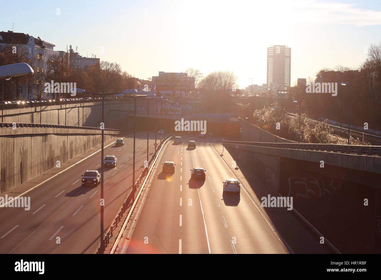 Berlin city motorway hi-res stock photography and images - Alamy