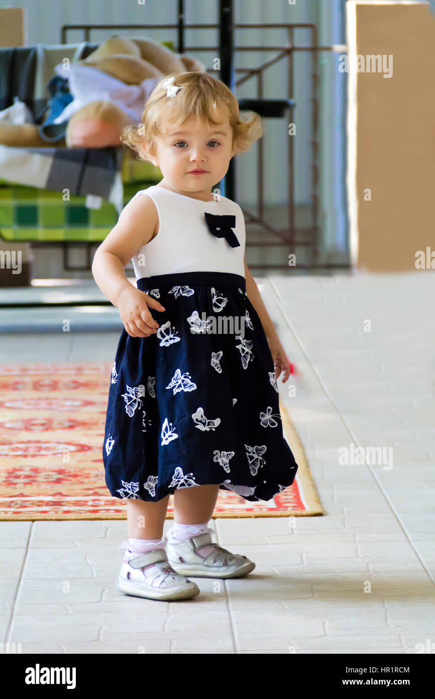 Image of the beautiful cute infant girl Stock Photo - Alamy