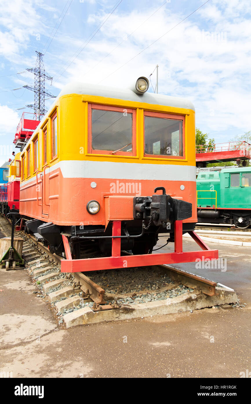 Photo of Russian rail road locomotive Stock Photo - Alamy