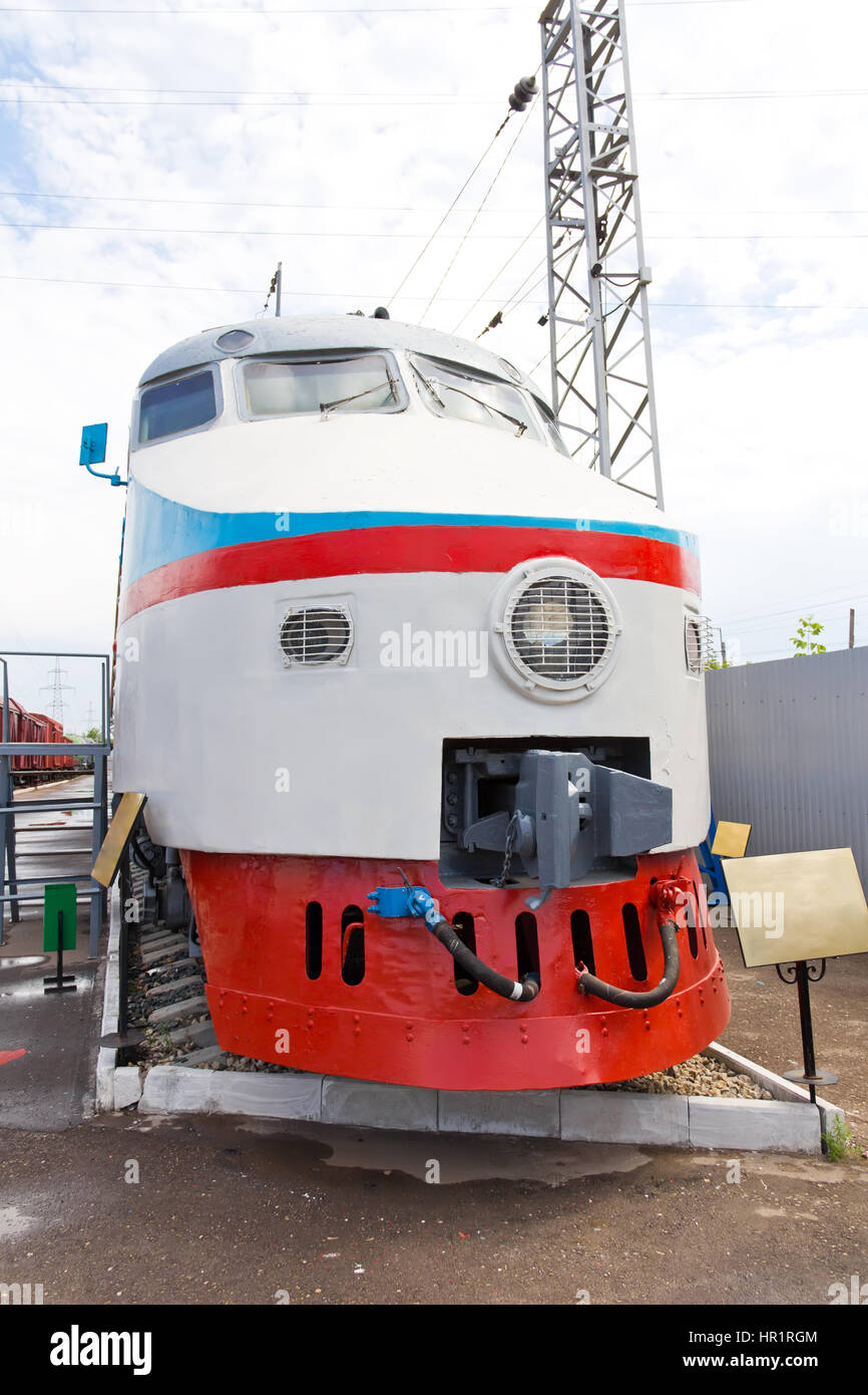 Photo of Russian rail road locomotive Stock Photo - Alamy