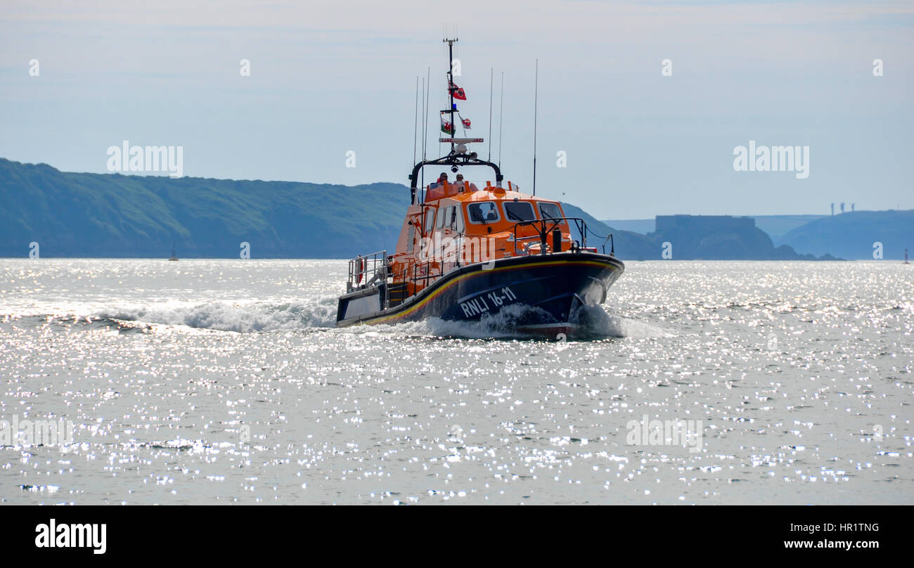 Tamar class lifeboat hi-res stock photography and images - Alamy