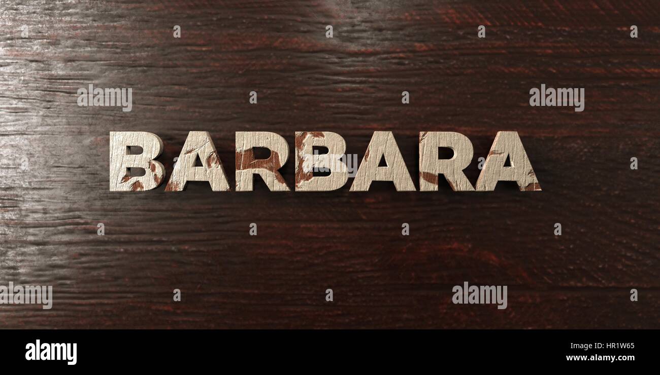 Barbara word hi-res stock photography and images - Alamy