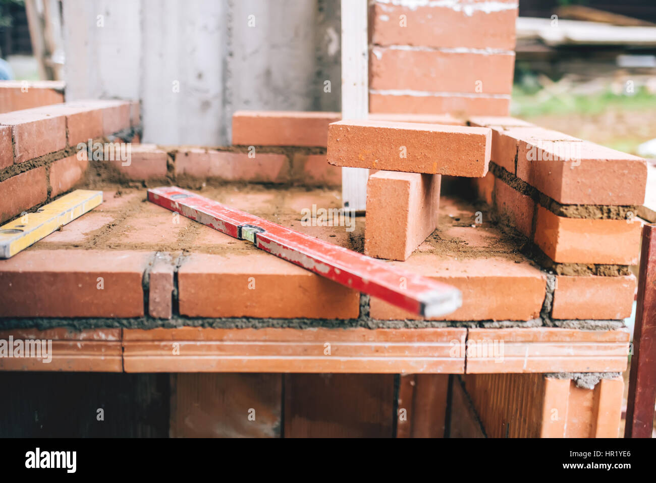 Masonry tools hi-res stock photography and images - Alamy