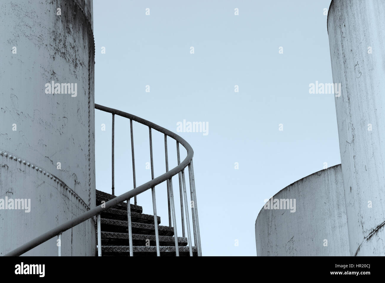 Storage tank spiral staircase High Resolution Stock Photography and ...