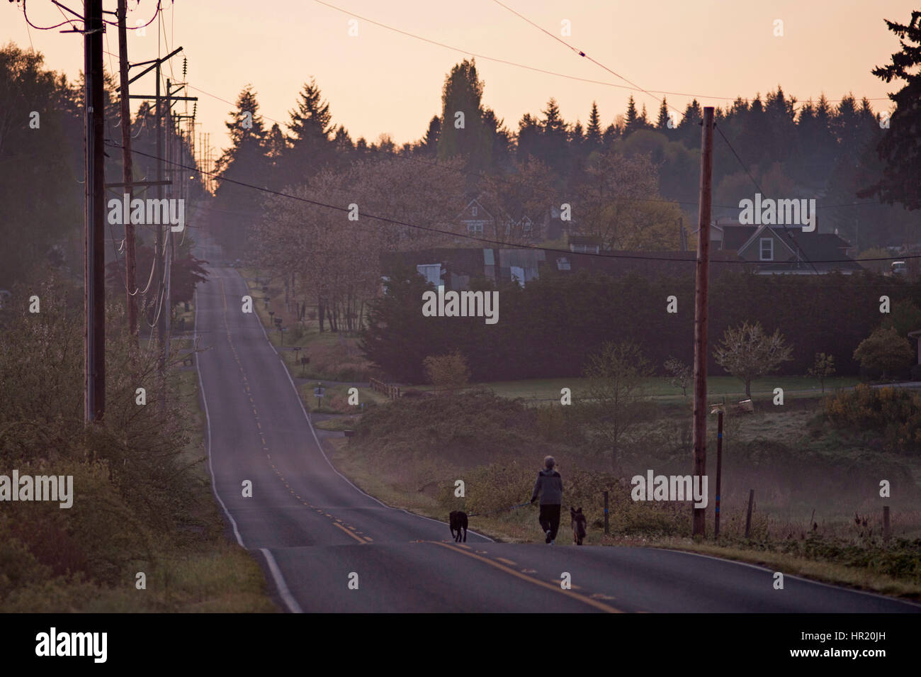 Rural back road hi-res stock photography and images - Alamy
