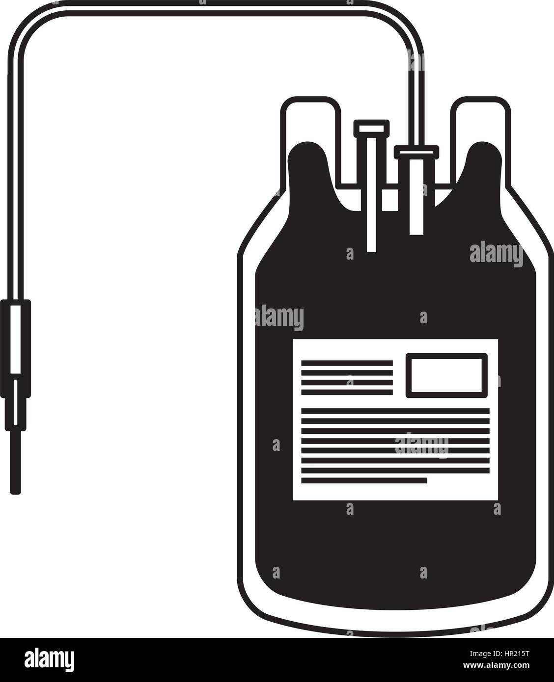 Hanging bag blood donation Stock Vector Images - Alamy