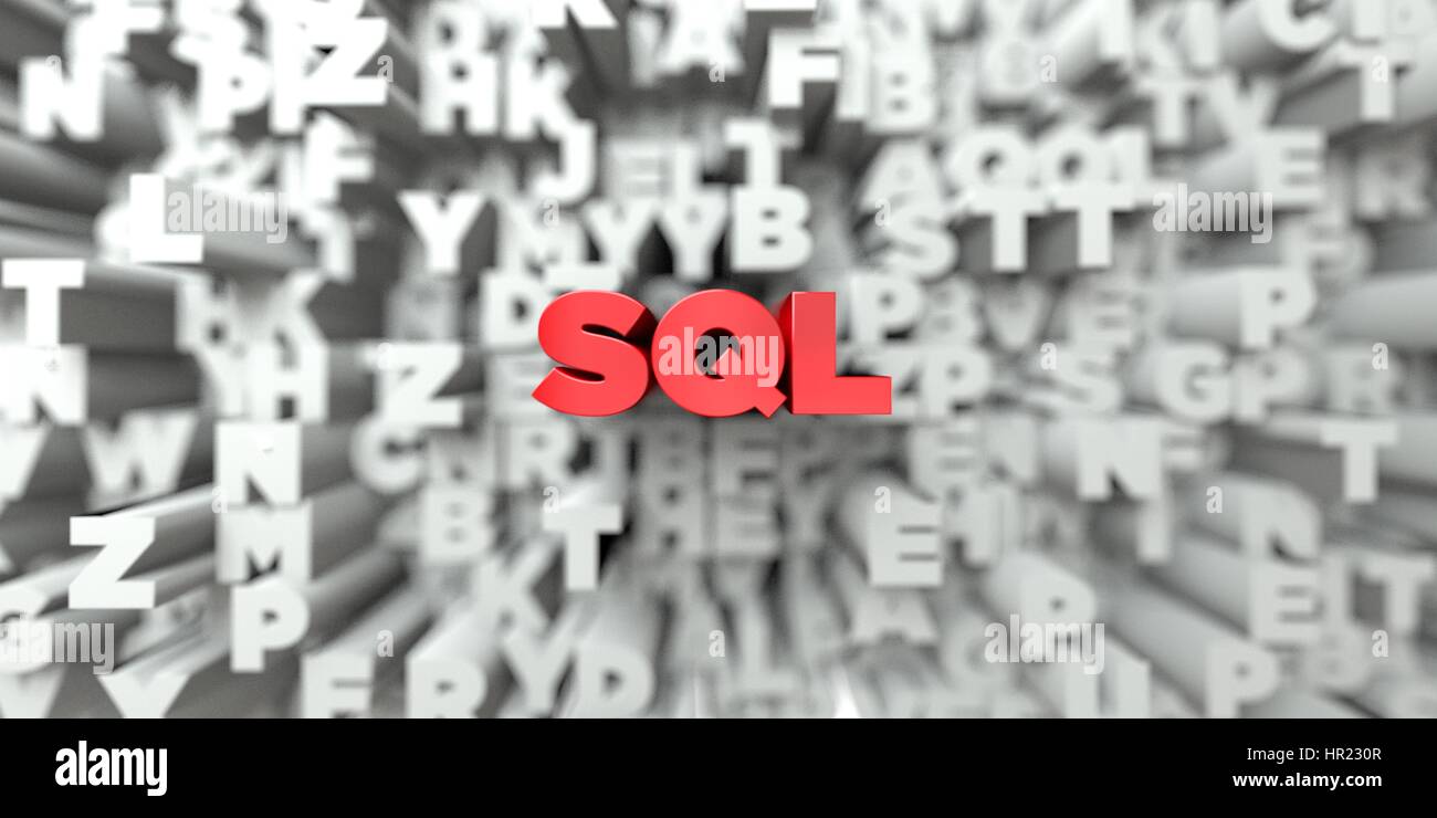 Sql font hi-res stock photography and images - Alamy