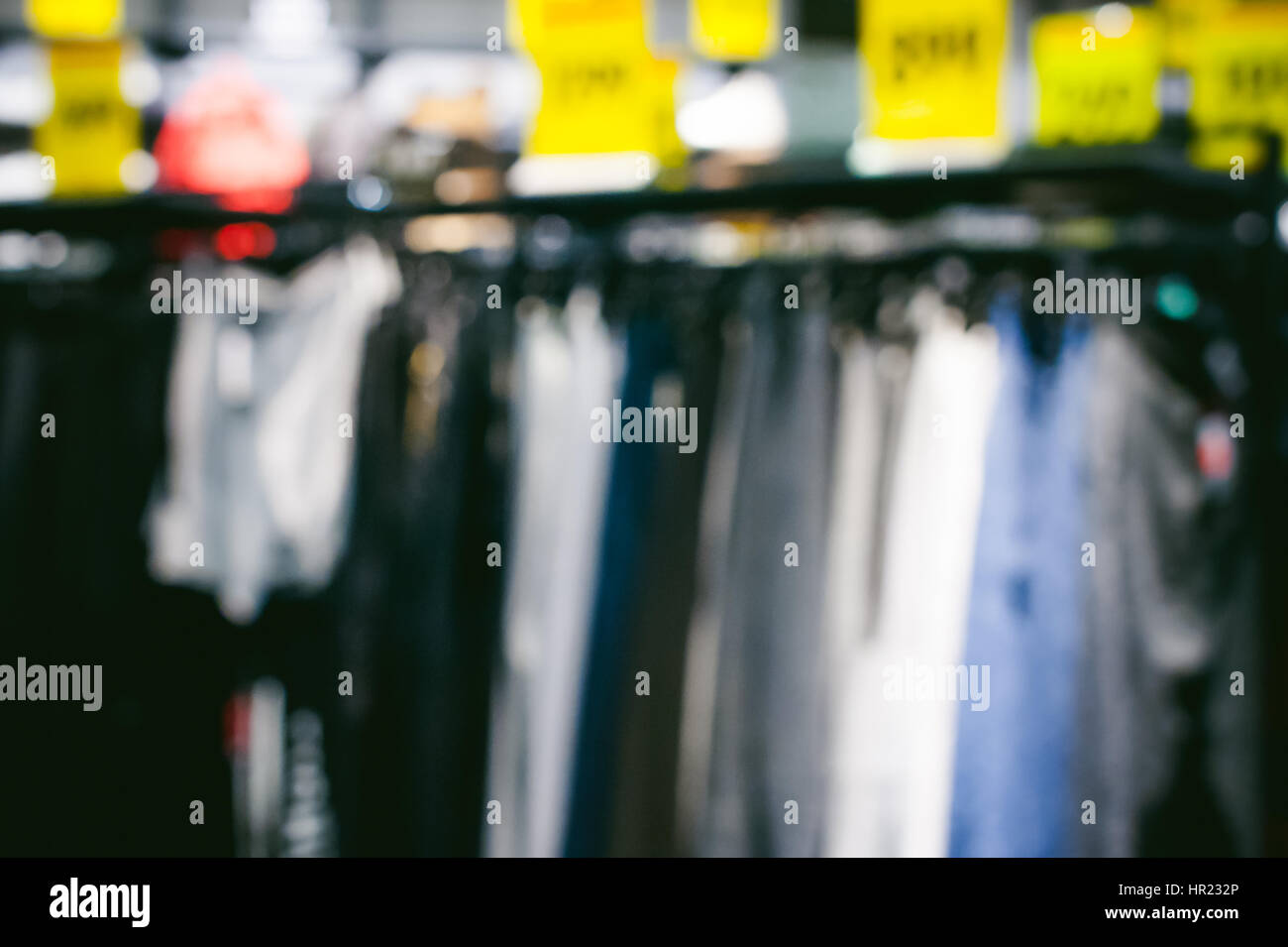 abstract background Clothes on display Stock Photo - Alamy