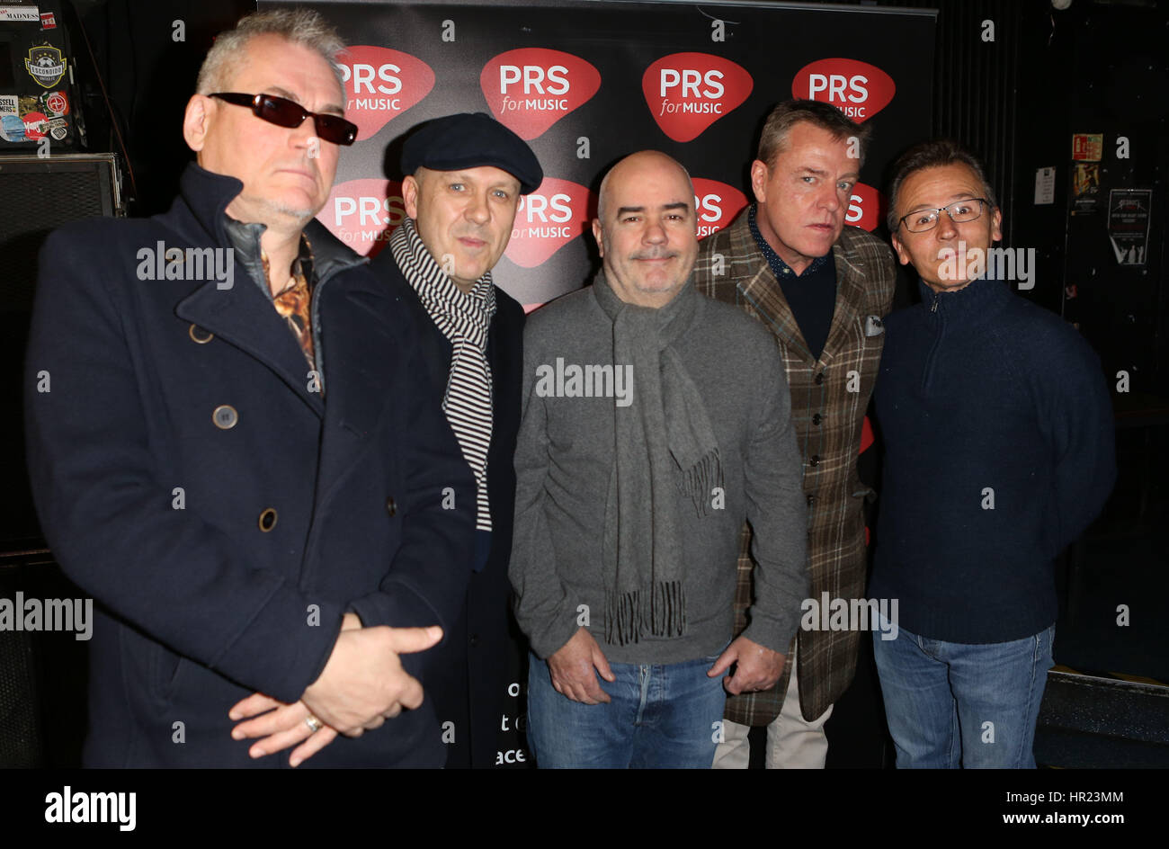 Members of the band Madness attend photocall and present the PRS Music ...