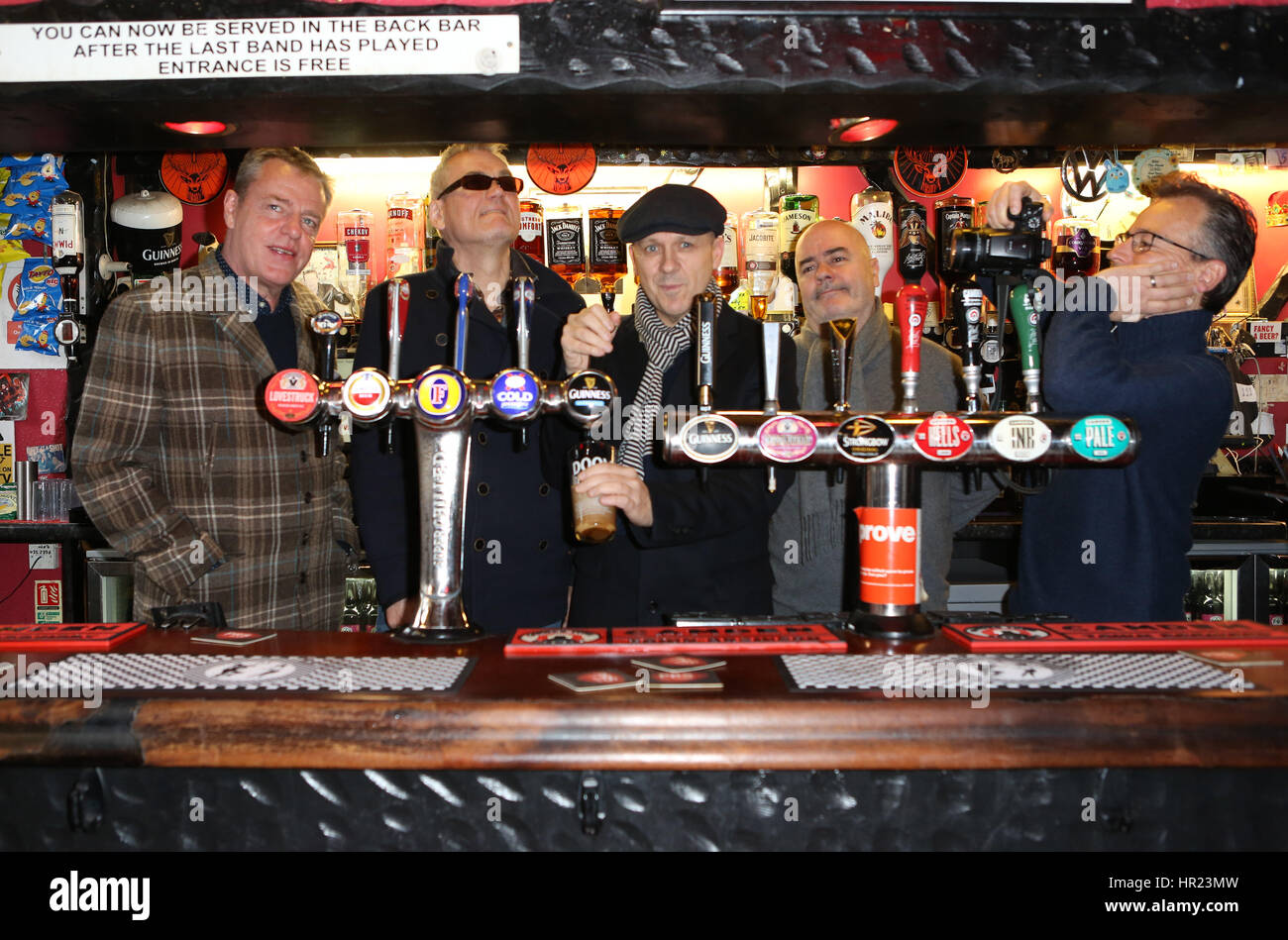 Members Of The Band Madness Attend Photocall And Present The PRS Music members-of-the-band-madness-attend-photocall-and-present-the-prs-music