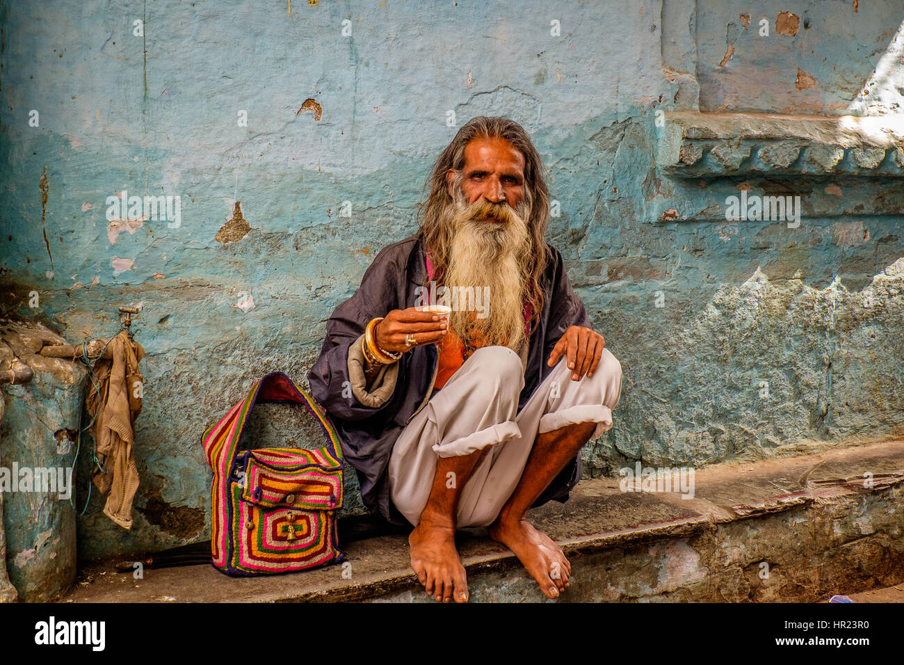 Indian baba hi-res stock photography and images - Alamy