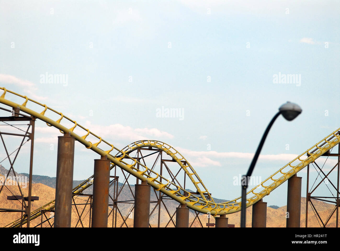 Old roller coaster close hi-res stock photography and images - Alamy