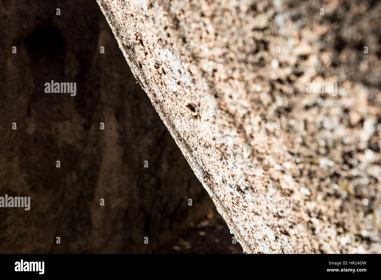 Close-up of rock walls popular with climbers; Penitente Canyon ...