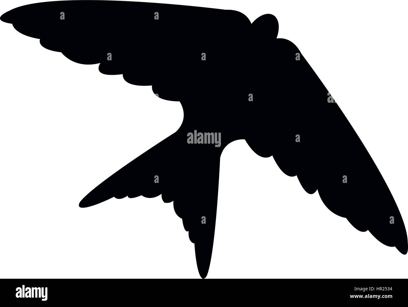 Swallow icon illustrated on a white background in vector Stock Vector ...