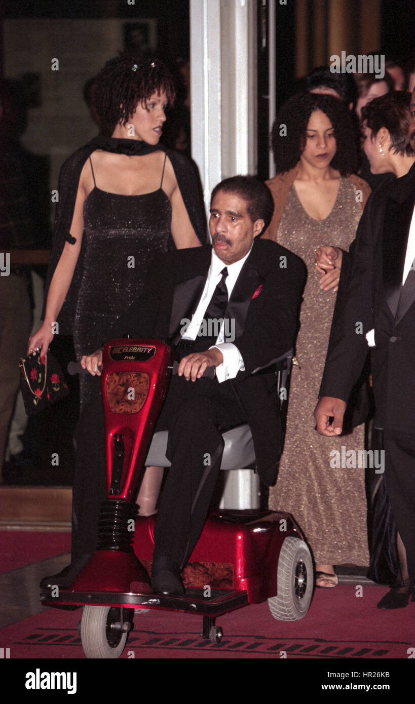 Actor and comedian Richard Pryor his daughter Rain Pryor, wife Jennifer ...