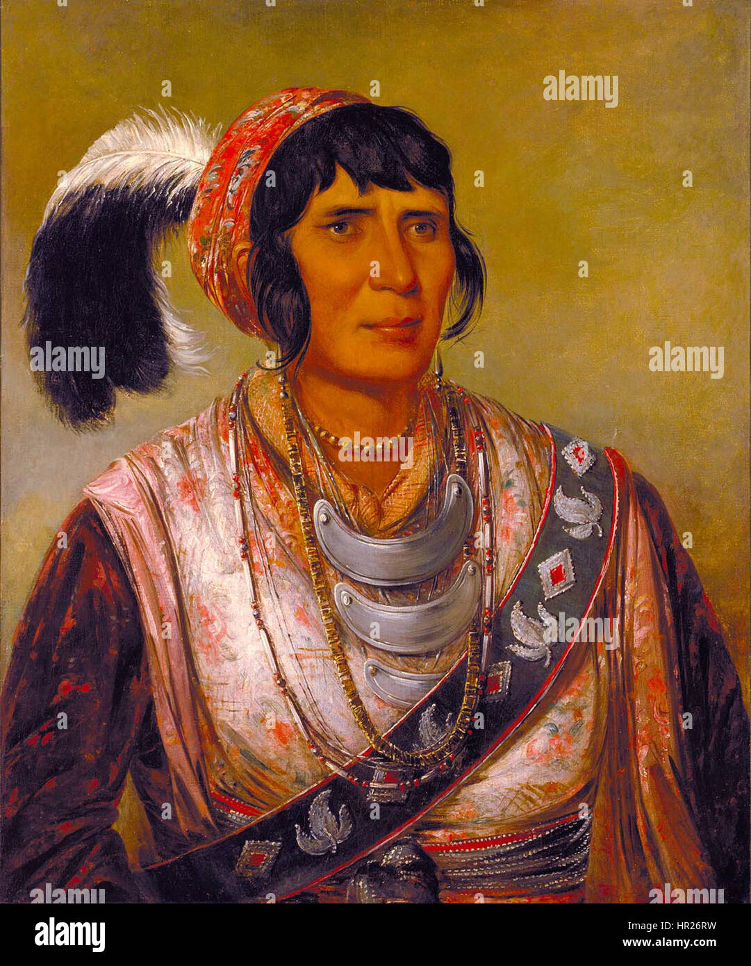 Osceola, a prominent leader of the Seminole people during the Second ...