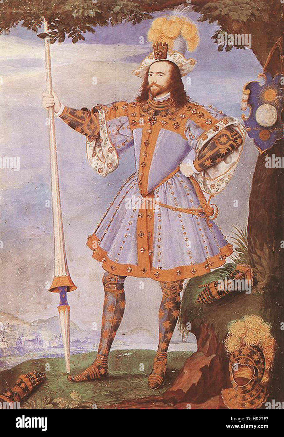 Nicholas Hilliard - Portrait of George Clifford, Earl of Cumberland ...