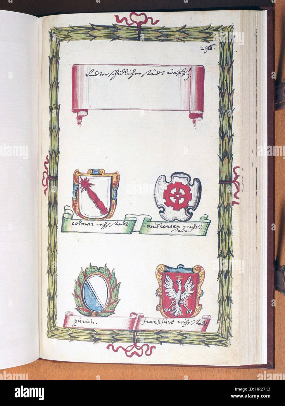 *Opus insignium armorumque 296* is a heraldic artwork that showcases ...