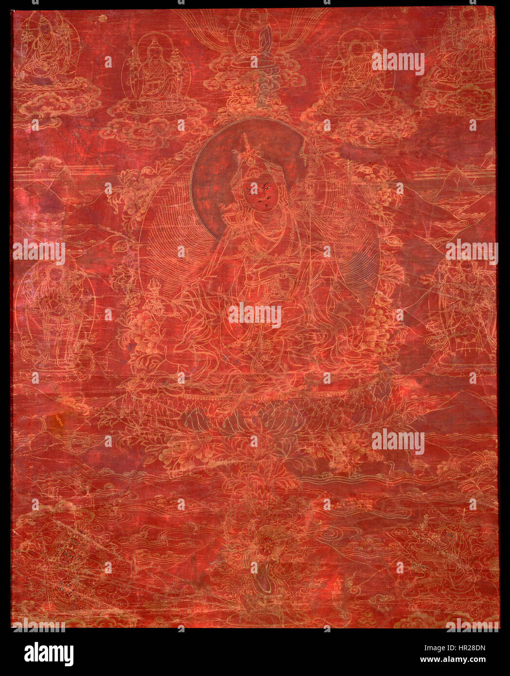This image represents Padmasambhava, an influential figure in Tibetan ...