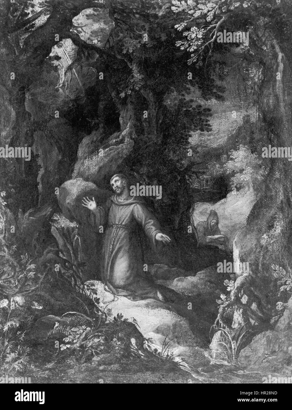 Paul Bril - Saint Francis of Assisi Receiving the Stigmata - Walters ...