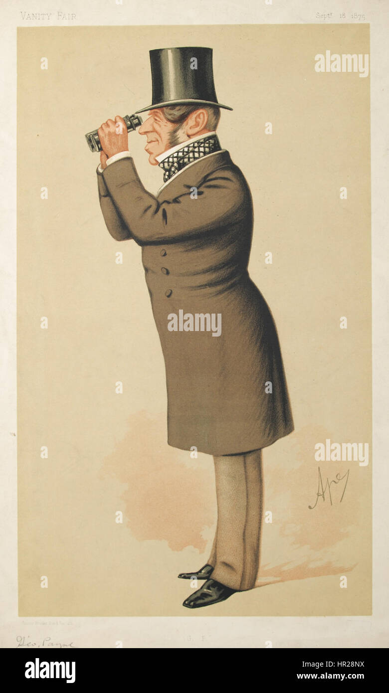 George Payne, Vanity Fair, 1875-09-18 Stock Photo - Alamy