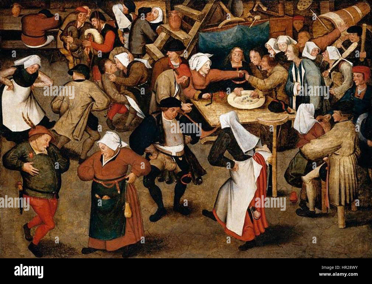 Pieter Brueghel the Younger - The Wedding Dance in a Barn - WGA3636 ...