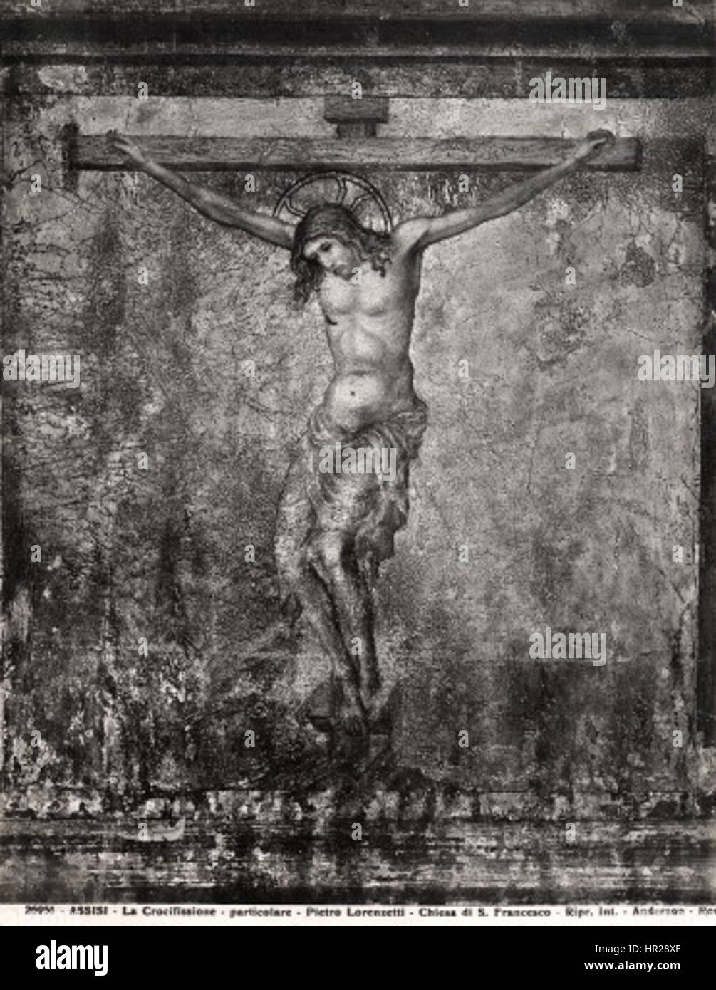 'Piccola Crocifissione di Assisi' by Pietro Lorenzetti is a small-scale depiction of the ...