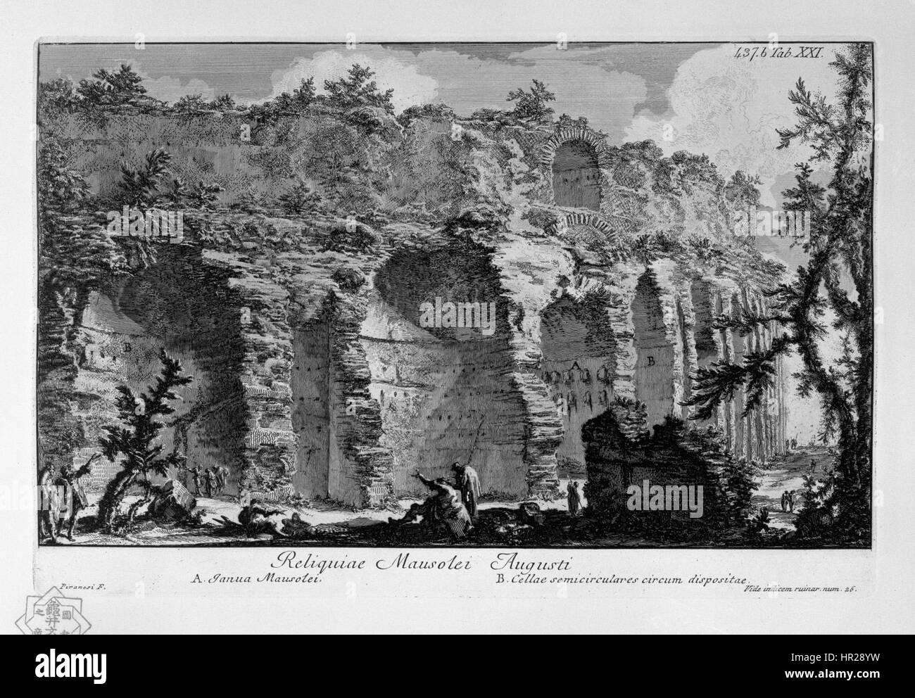 This etching by Giovanni Battista Piranesi, titled 'Piranesi-10025 ...