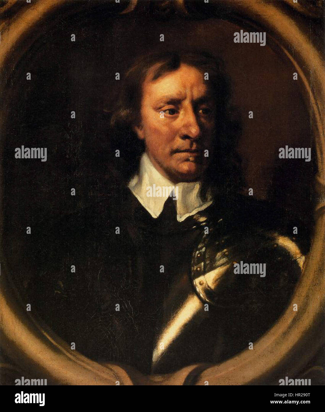 Peter Lely - Portrait of Oliver Cromwell - WGA12647 Stock Photo - Alamy