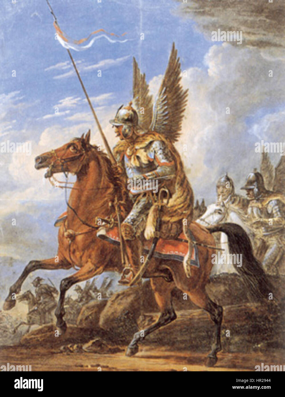 Polish armour hussar by Orlowski Stock Photo - Alamy