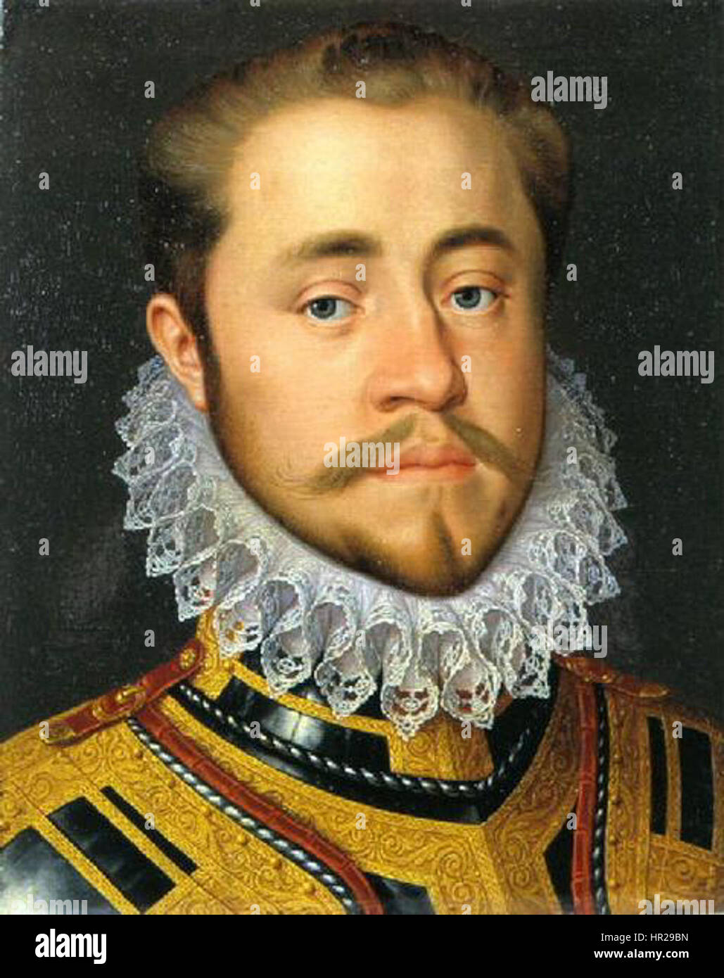 Pieter Pourbus Portrait of Gentleman Stock Photo - Alamy