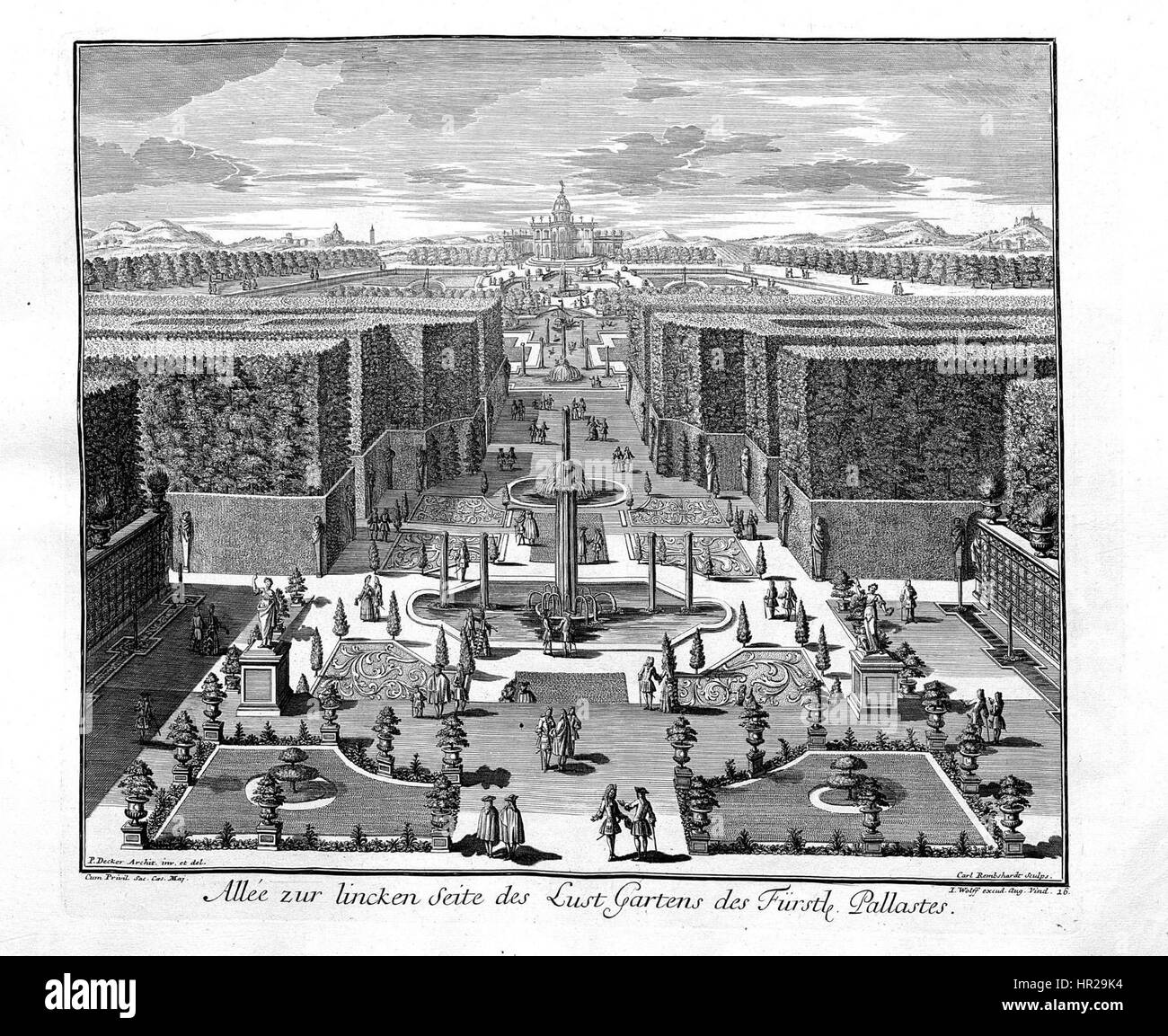 Paul Decker Fuerstlicher Baumeister 8 Stock Photo - Alamy