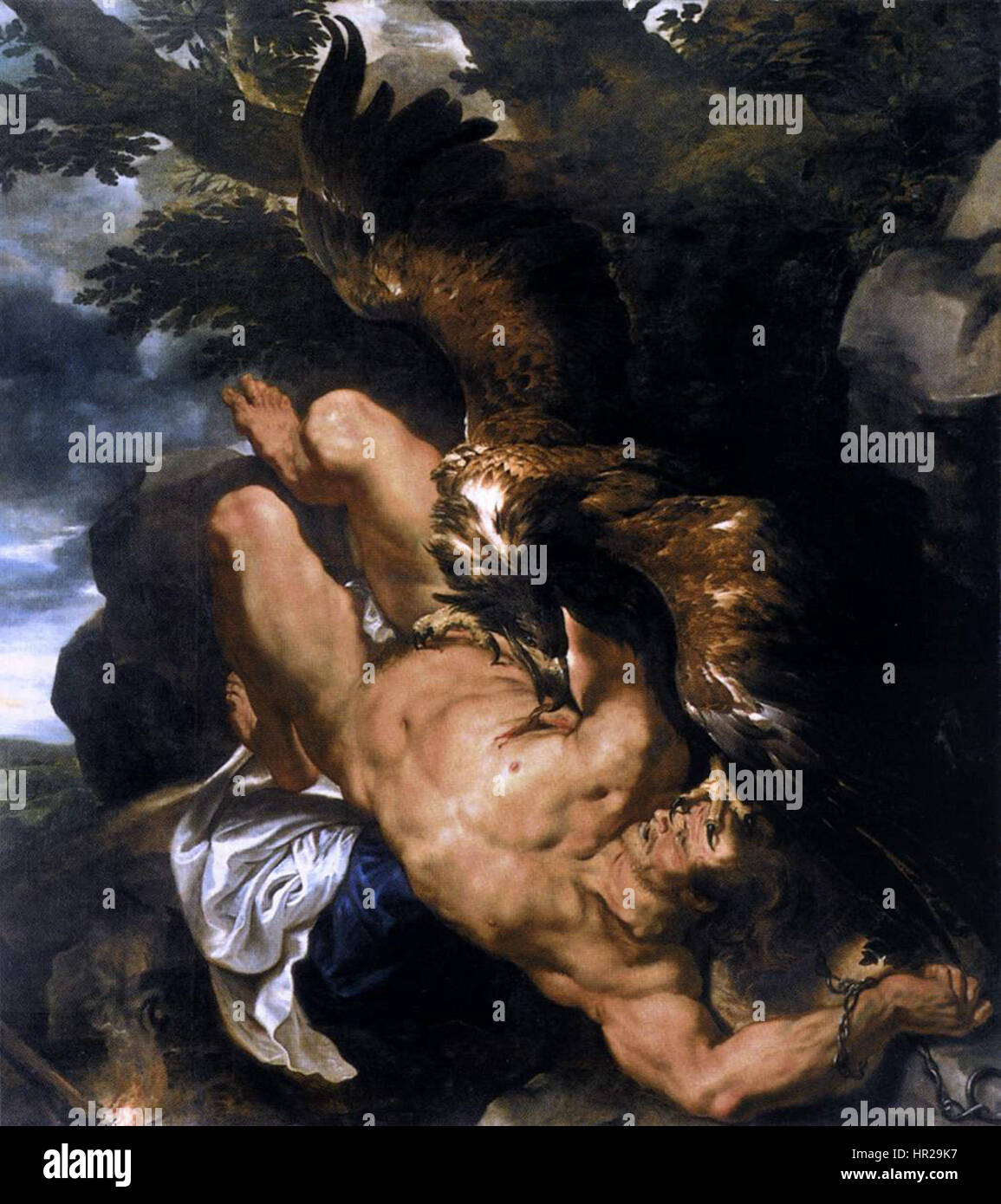 Peter Paul Rubens - Prometheus Bound - WGA20279 Stock Photo - Alamy