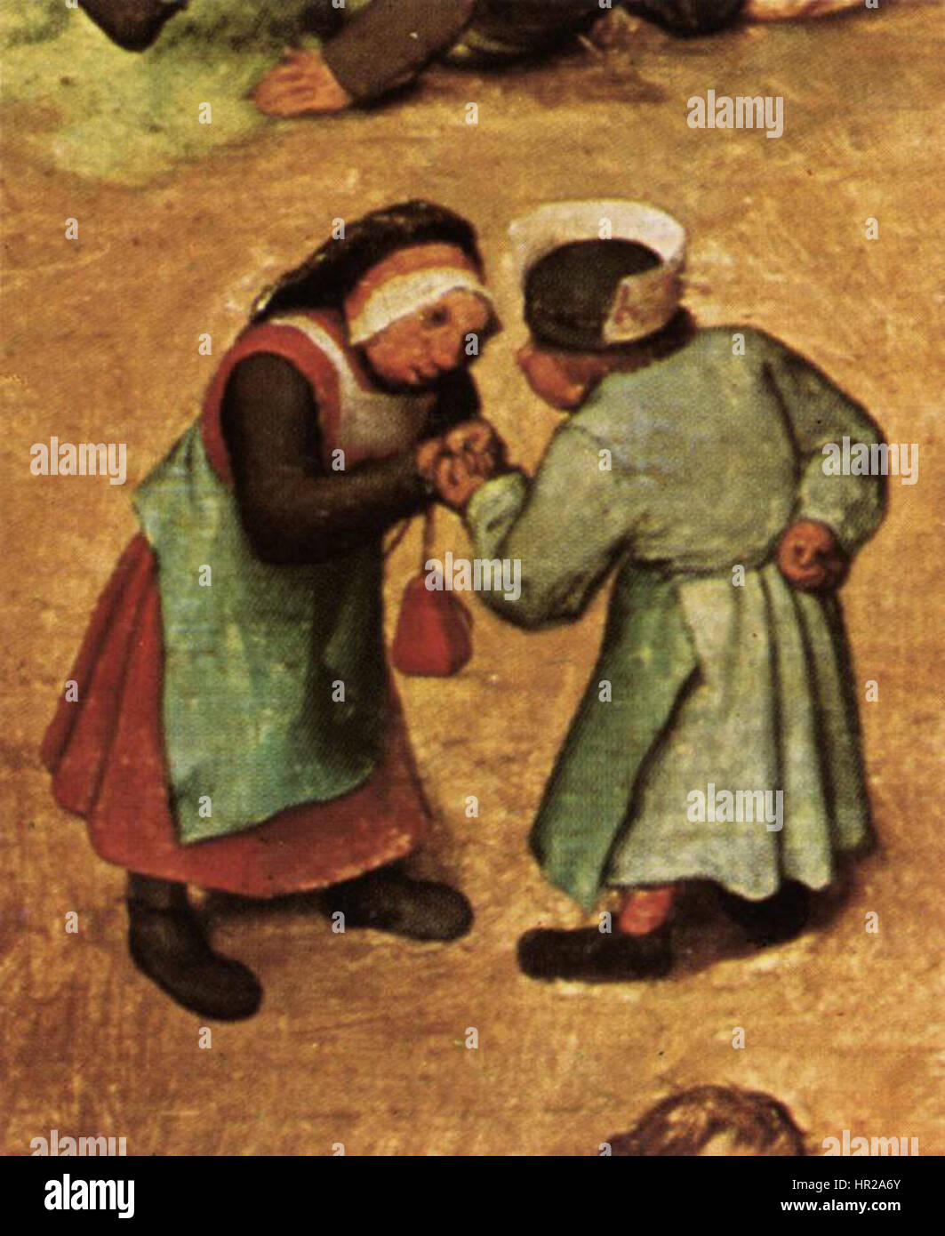 Pieter Bruegel the Elder's 'Children's Games' portrays a detailed scene ...