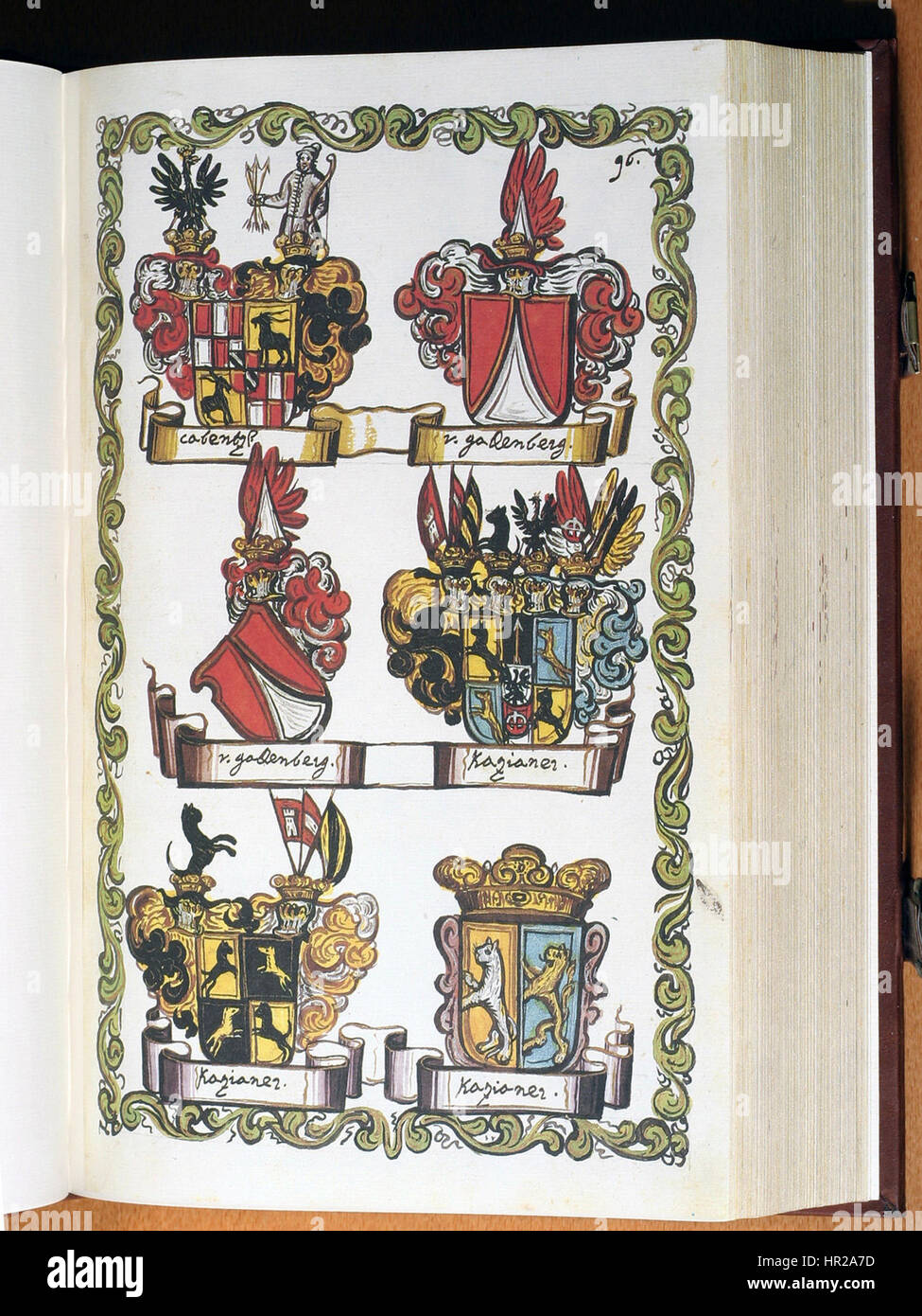 'Opus insignium armorumque 097' is a detailed work depicting heraldic ...