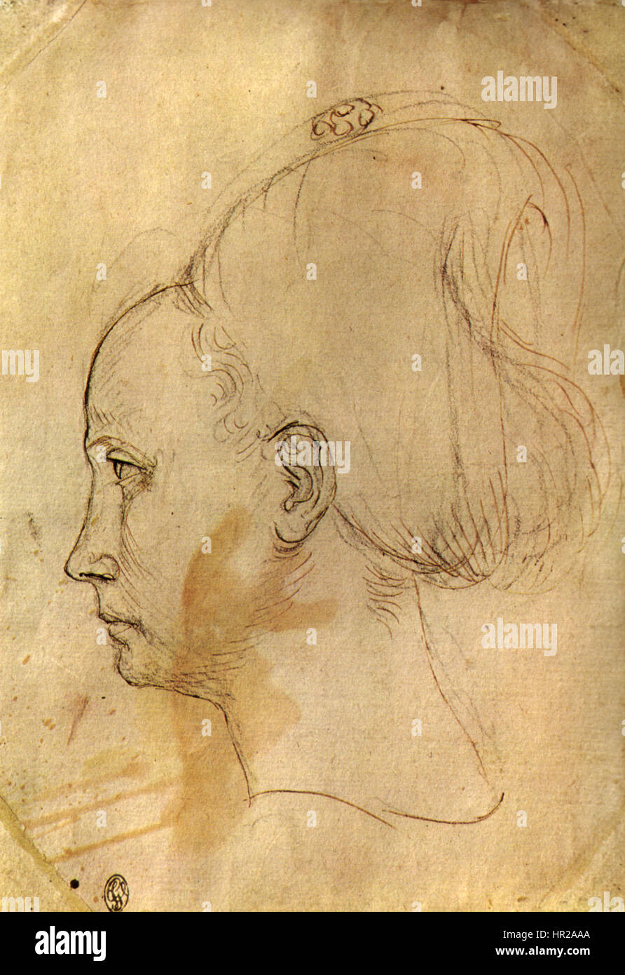 This drawing by Pisanello, housed in the Louvre, showcases the artist's ...