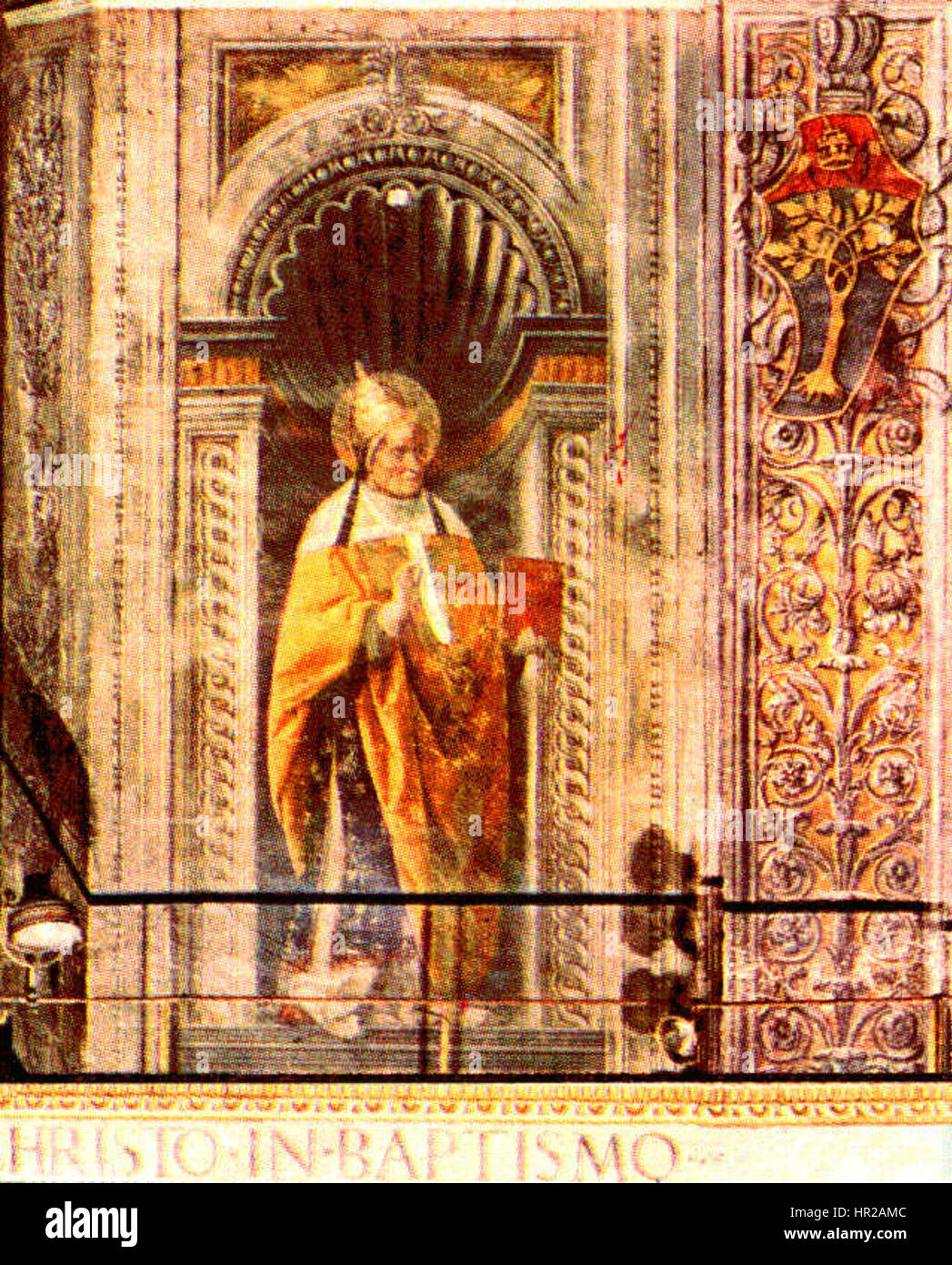 'Pope Alexander I' is a portrait housed in the Sistine Chapel ...
